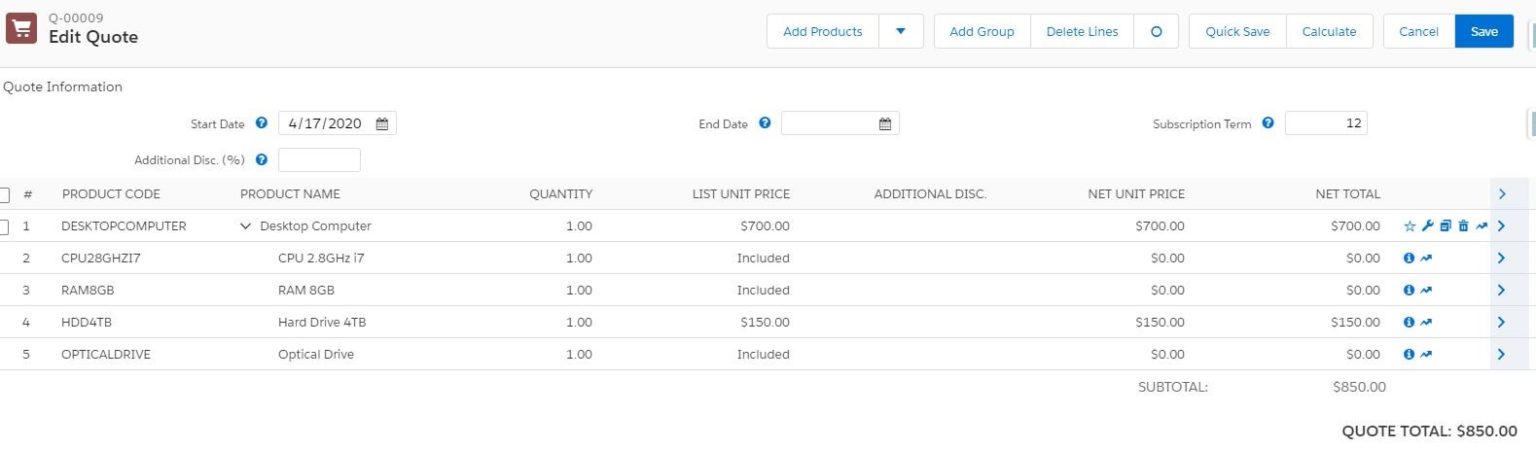 Create Product Bundles in Salesforce CPQ (Revenue) - GetOnCRM